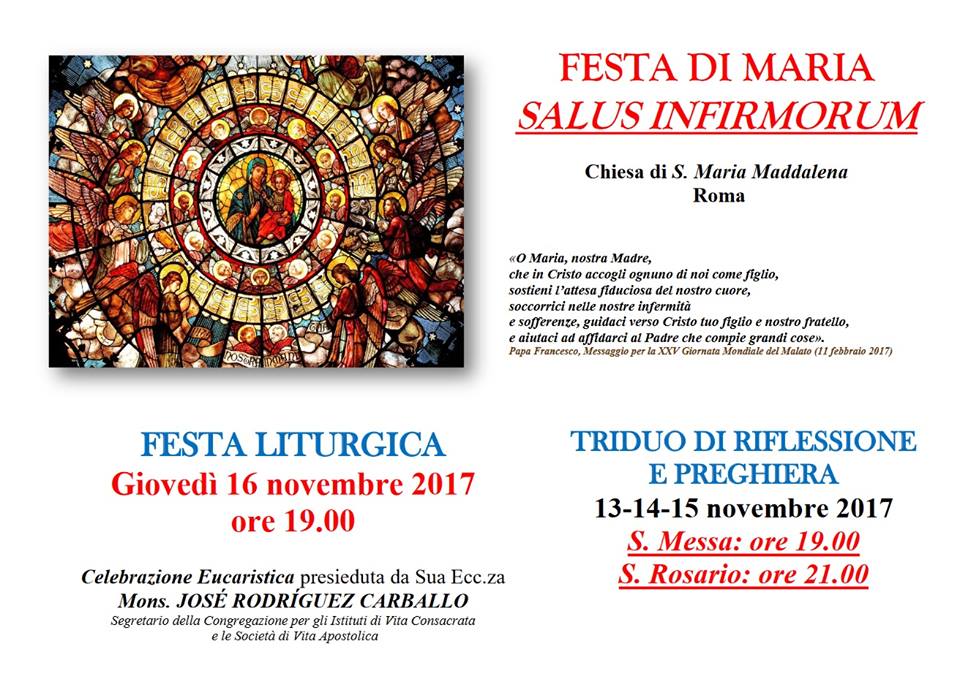 Festa della Madonna della Salute: Maria Salus Infirmorum