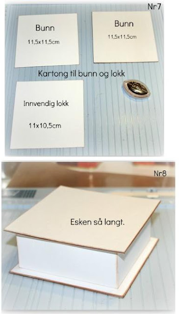 Kreativ Scrapping Blogg: Tutorials - Eskekort - Lag din egen eske