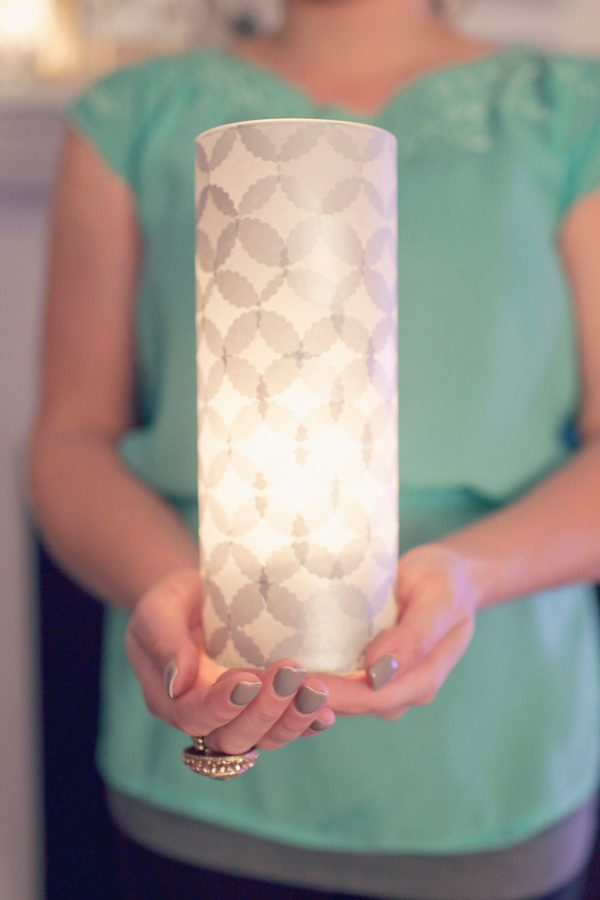 PolkaDot Lighthouse.uk: The 12 Days of Craftmas {5}: tissue paper lamp