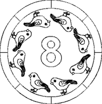 Mandalas Para Pintar: mandalas con números