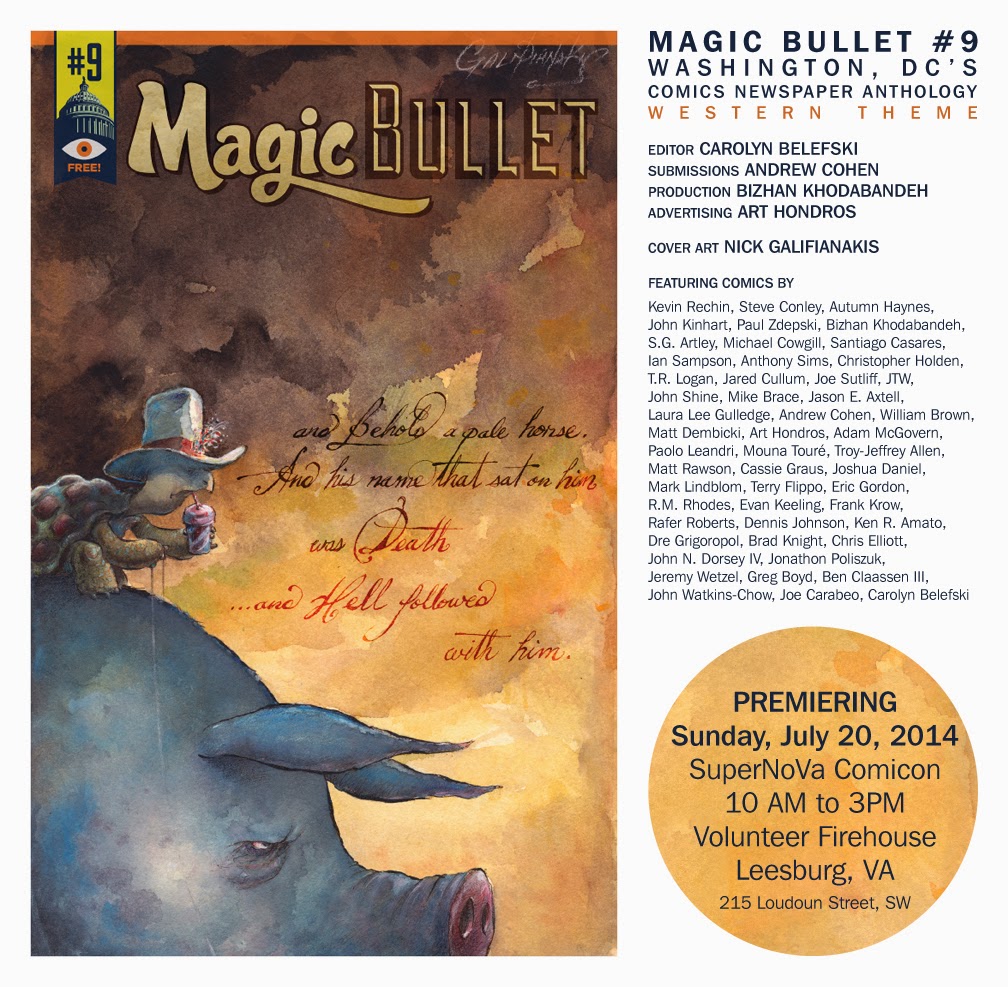 Magic Bullet: Magic Bullet #9 Cover and Contributor List