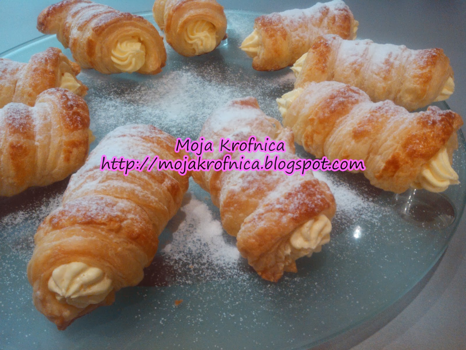 Moja Krofnica: Šaum rolnice sa kremom od vanile