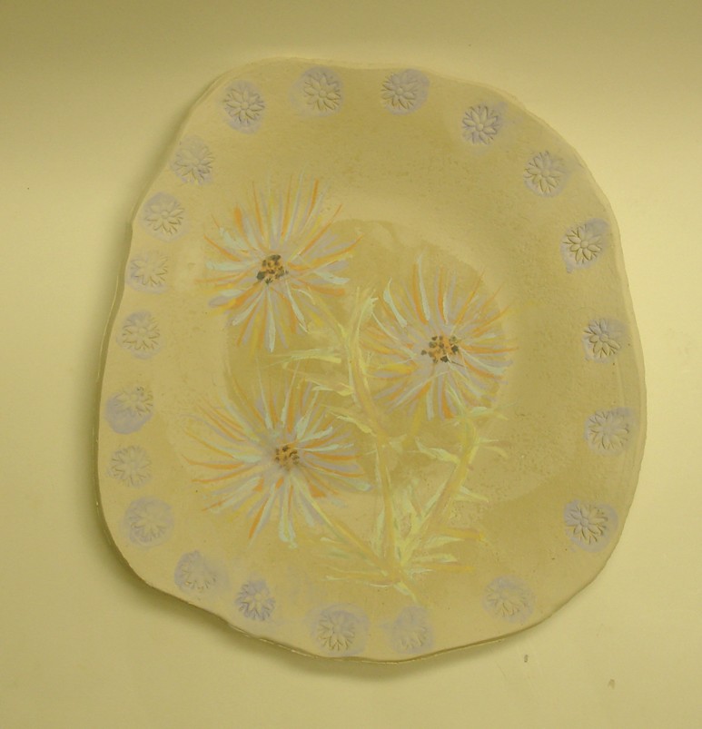 Blue Starr Gallery: Wild Aster and Gold Squash