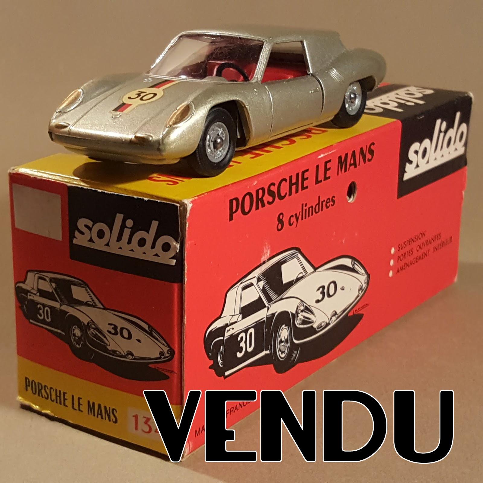 AU JOUET PARISIEN: Solido Modèle n° 134 Porsche Le Mans