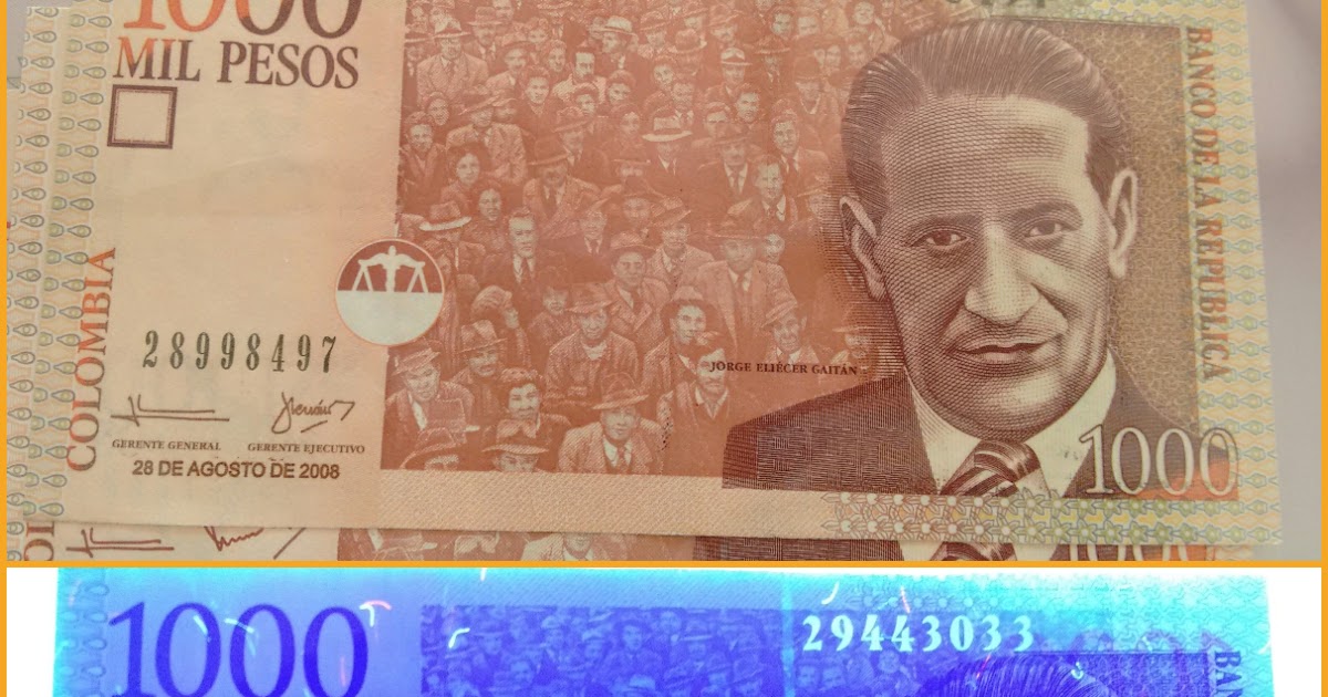 Coleccion de billetes y monedas (numismatica): Billete de 1000 pesos ...