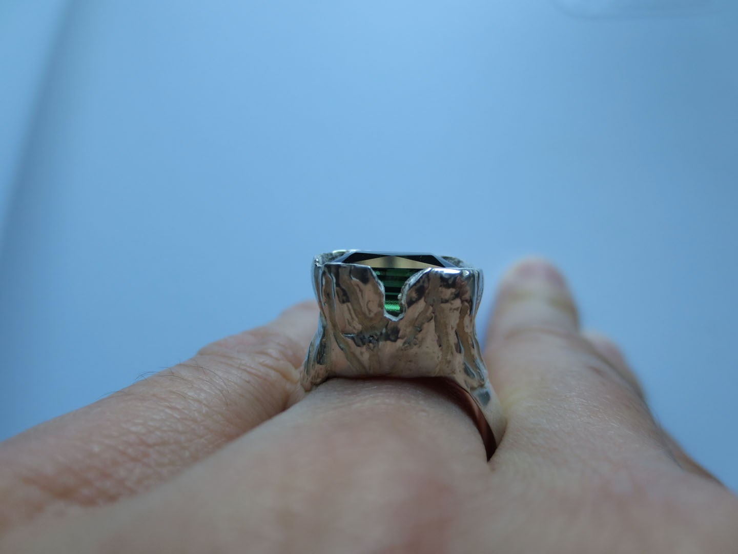 Metal Clay and Argentium Silver Ring