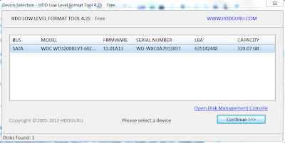 Muhuck Shared: Free Software HDD Low Level Format Tool Untuk Low Level ...
