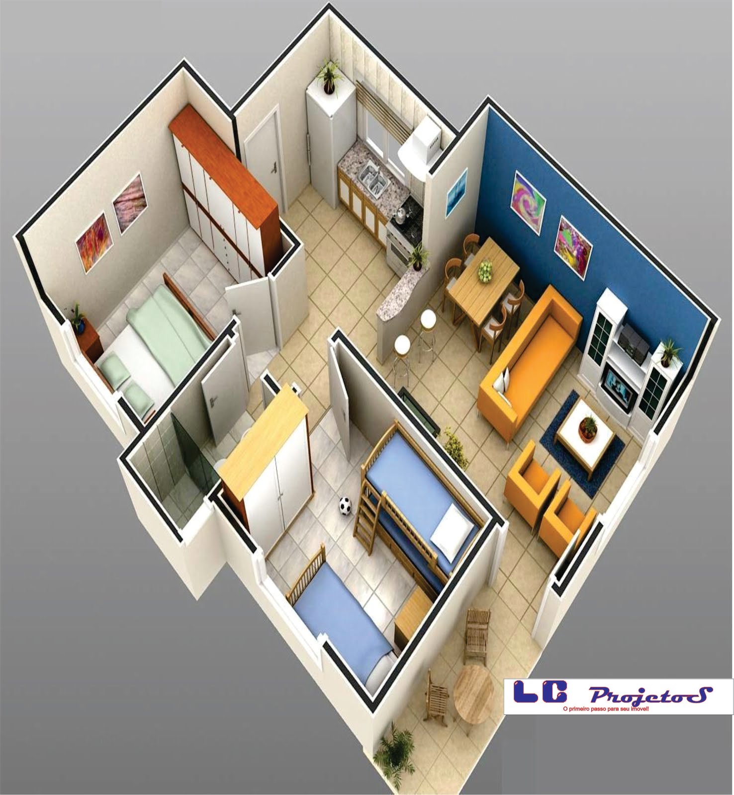 LC Projetos: projetos em 3D