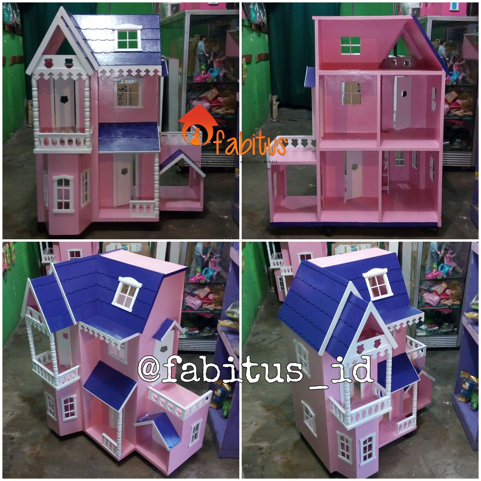 Rumah Boneka Barbie "Medium Garasi" | FABITUS rumah barbie