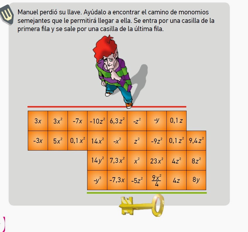 Matemática: TRABAJAR CON EXPRESIONES LITERALES