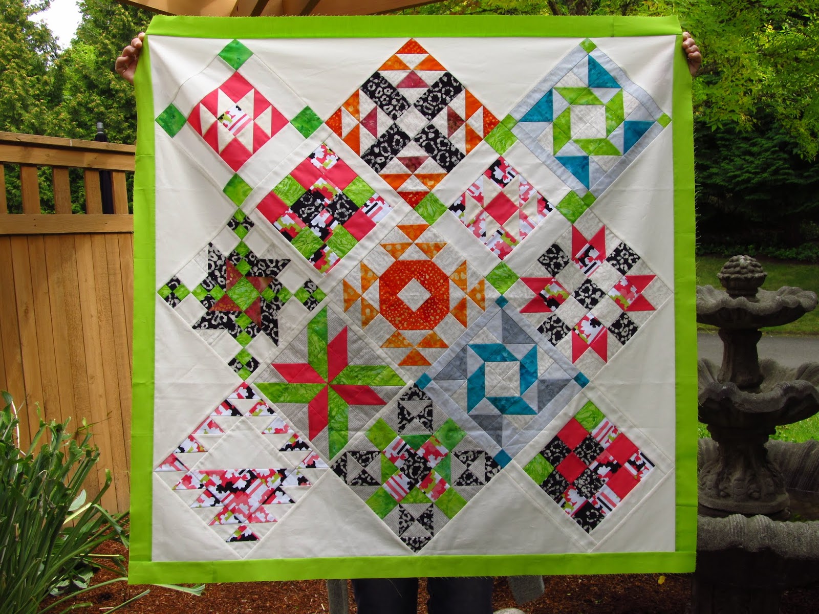 Crazy Victoriana crazy for quilts: On Point Sampler Blocks, Fall is ...