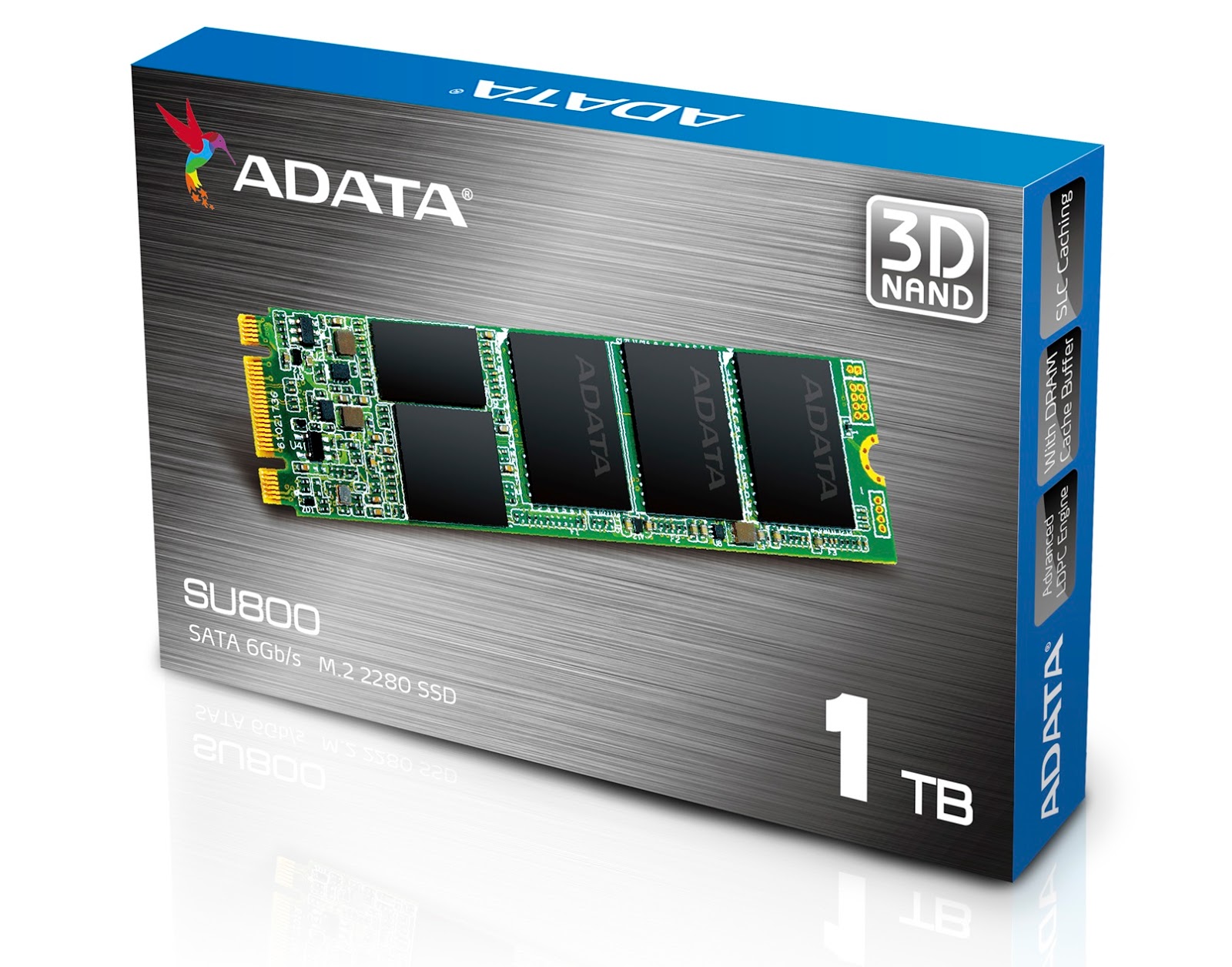 ADATA Launches the Ultimate SU800 M.2 2280 SATA 6Gb/s 3D NAND SSD