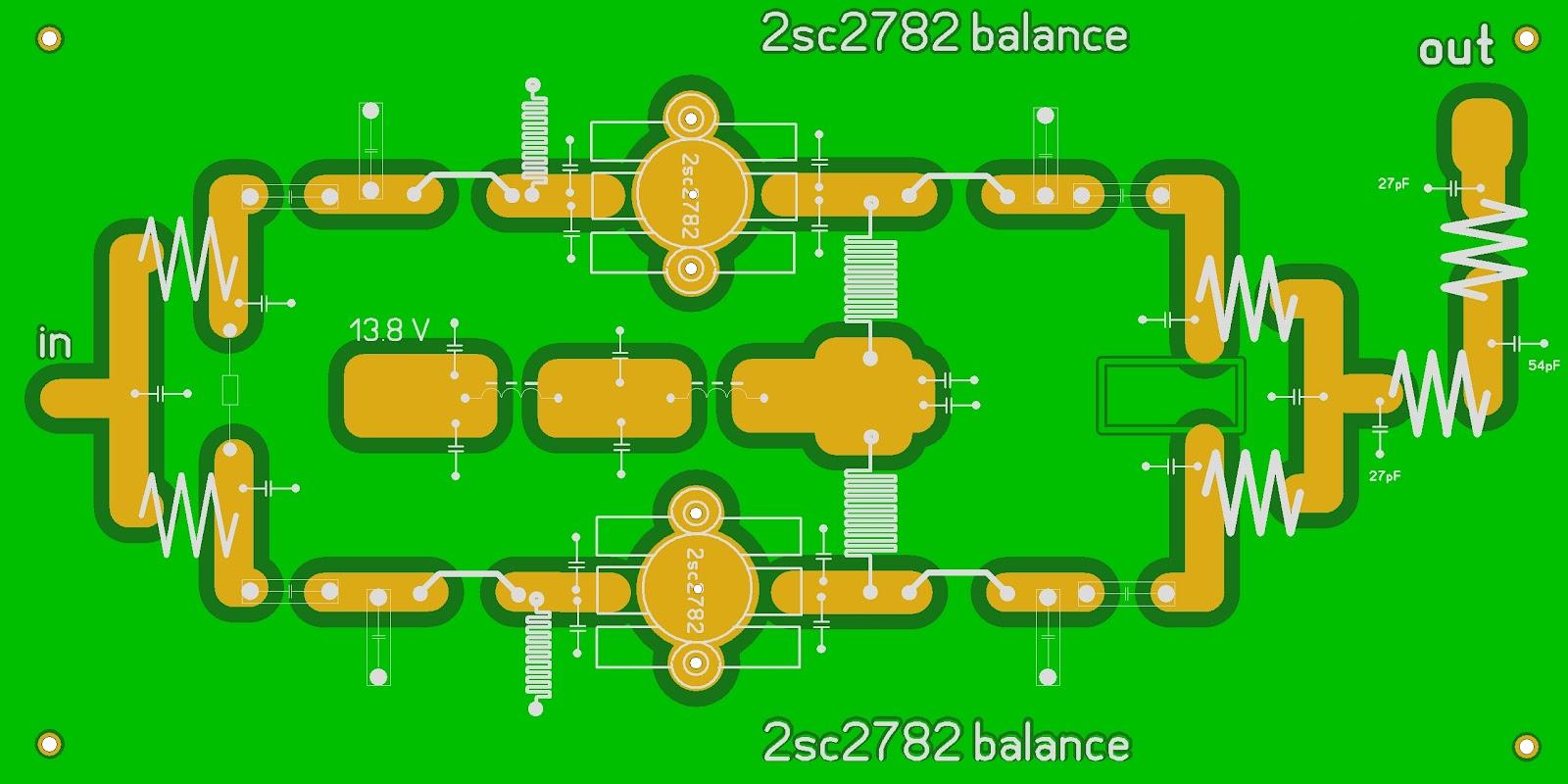 PCB LAYOUT FM 2SC2782 BALANCE | * S . S . E