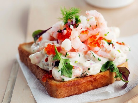 The Food Coma Corner: Toast Skagen a Scrumptious Swedish Sandwich