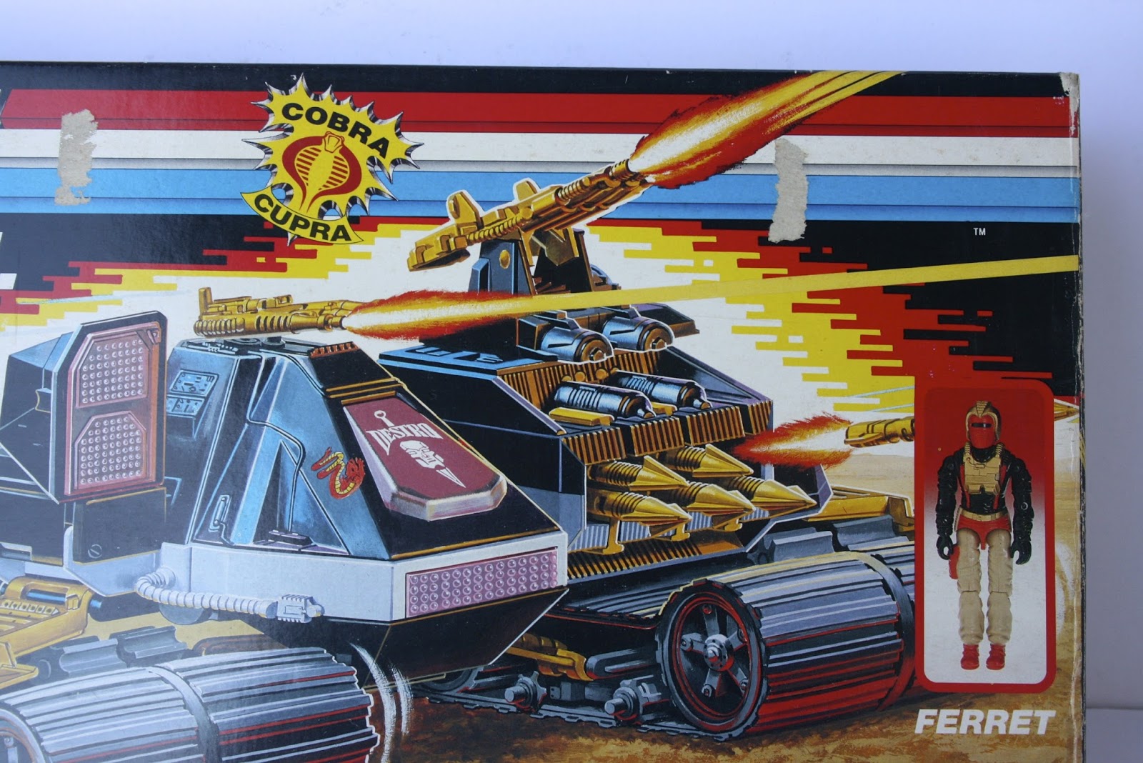 EL DRAGON DORADO: GIJOE GI JOE DEMON WITH FERRET - HASBRO 1989