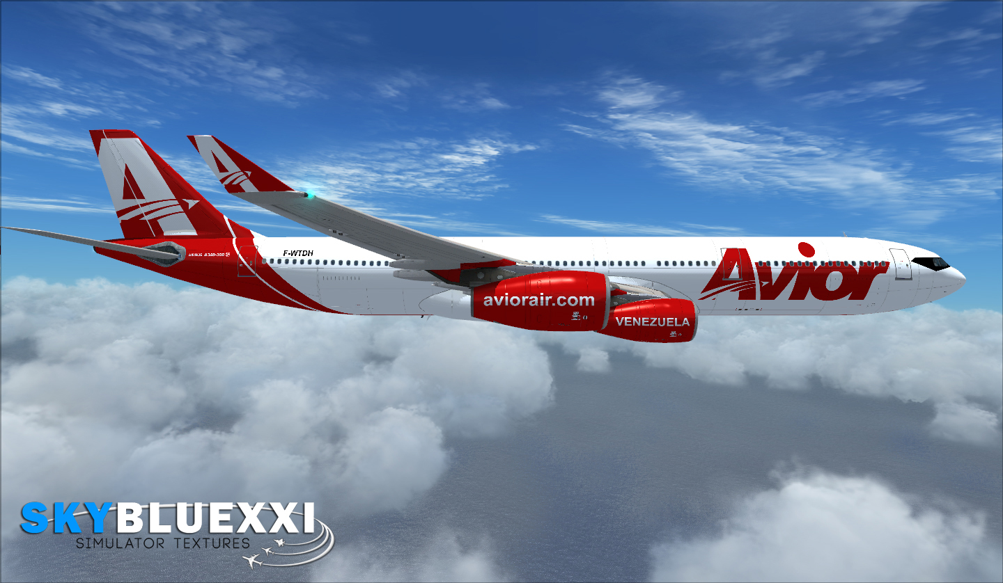 Avior Airlines A340-300 BlackBox Simulations F-WTDH Texture ...