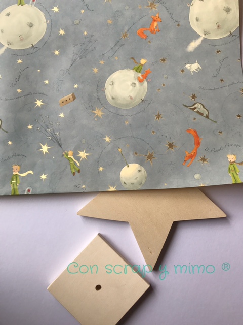 Con scrap y mimo: Proyecto Home Decor: El Principito.