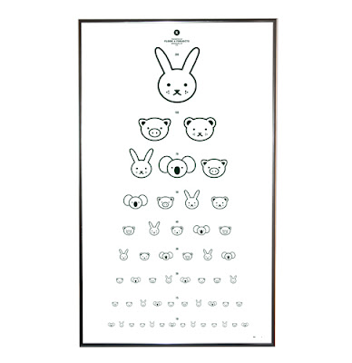 Gibson King: animal eye chart