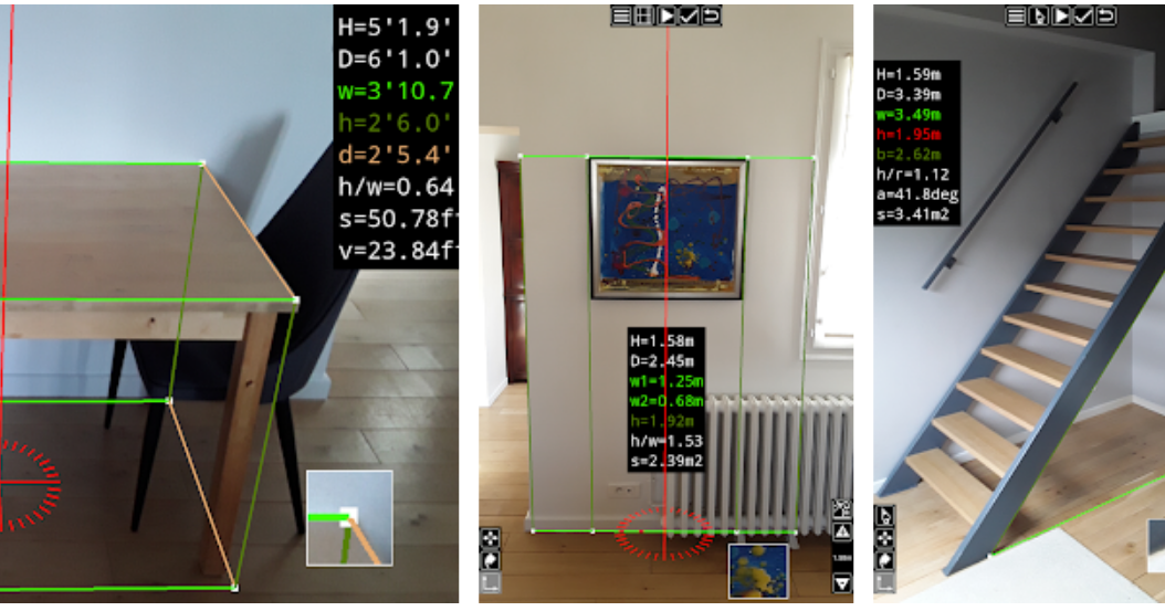 3D Measurement App - Plumb-bob