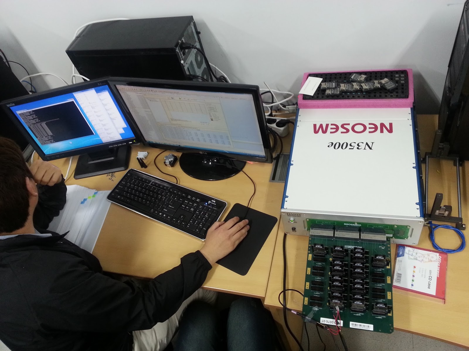 Neosem Memory Tester: Test Board of the SSD Tester