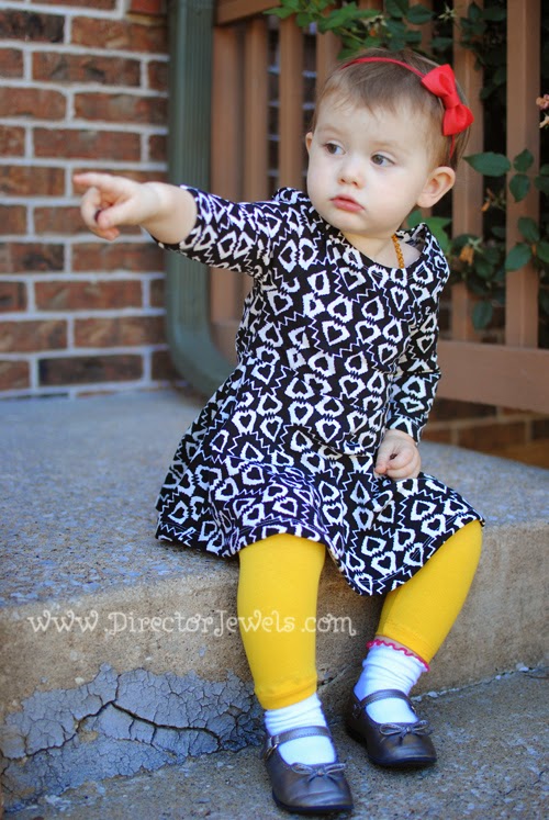 For Addie, we were sent the ikat dress - which features a snazzy black ...
