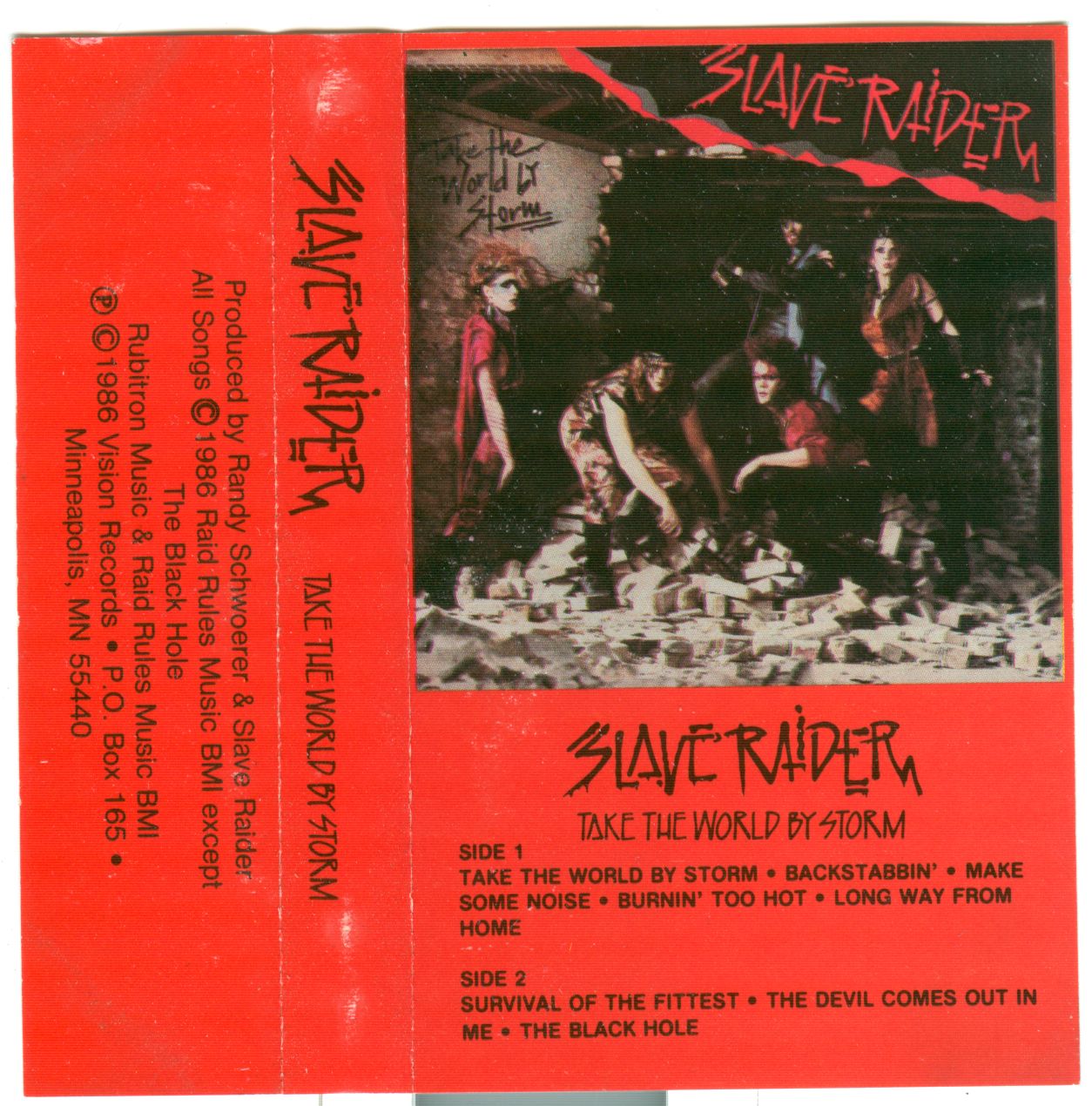 Slave Raiders - Take the World by Storm (1986) | RARE AND OBSCURE METAL ...