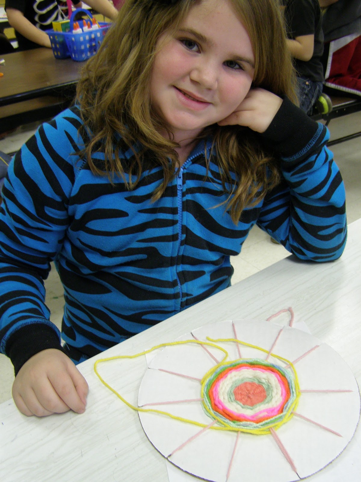 Welcome to Mrs. Peterson's Art Class!: Circle Weaving