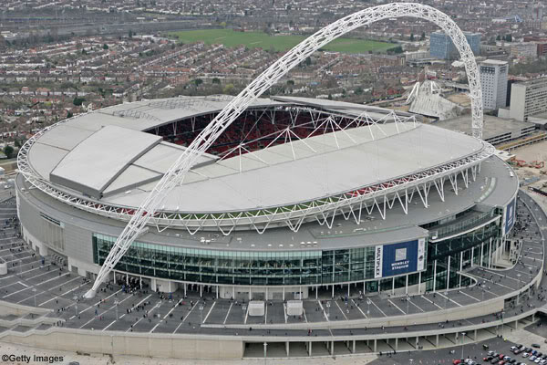 Photobundle: World famous Wembley Stadium, London photos