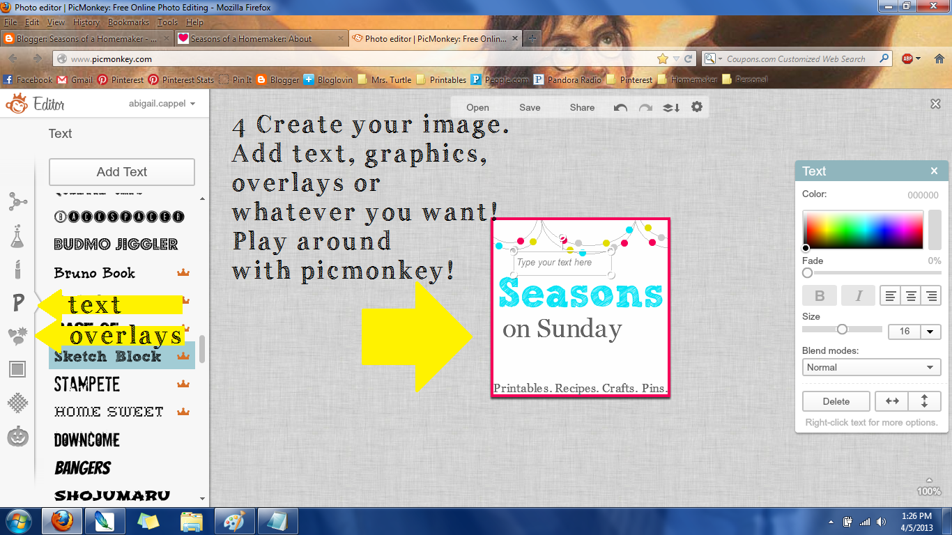 Picmonkey software - discoverylpo
