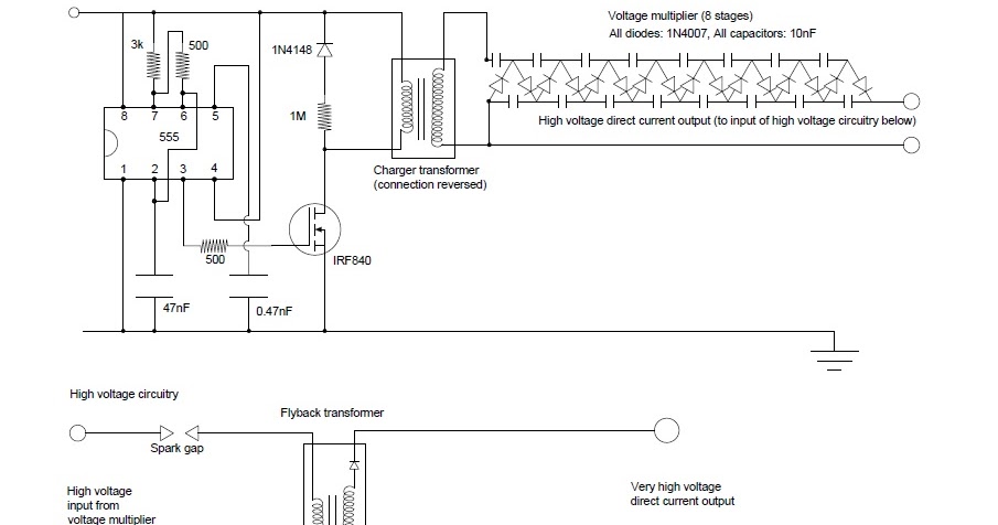 THORPNICS: Flyback arc driver circuit