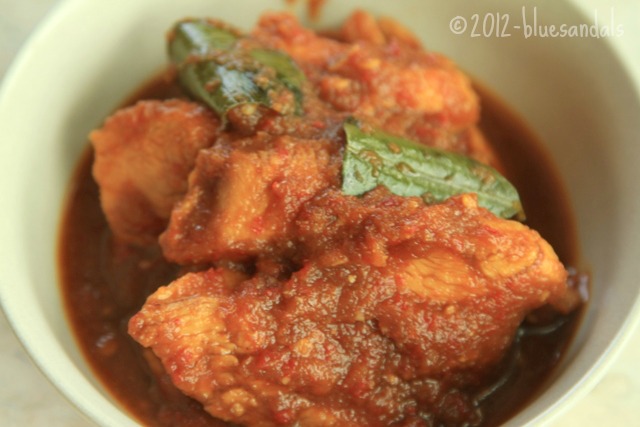 Blue Sandals' Corner: Sambal Chicken