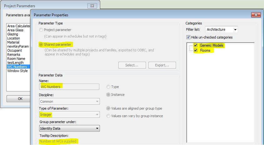 RevitCat: Scheduling Global Parameters in Revit