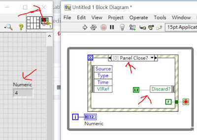 LabView, 範例, Event Windows 視窗運用 - 真相傑森