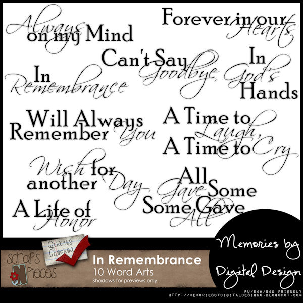 AmyDane Designs: Amazing Word Art By Memories By Digital Design!