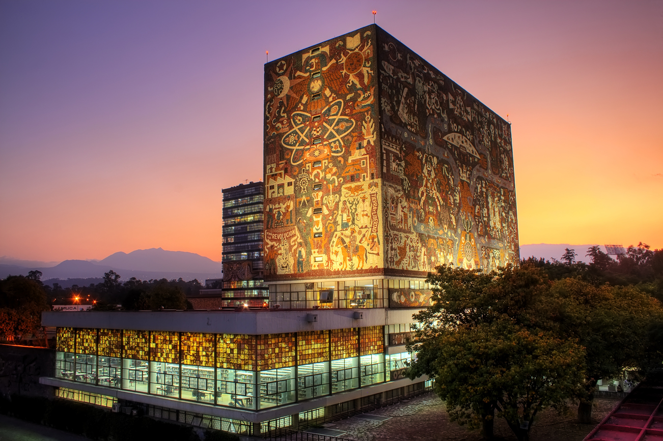 UNAM Biblioteca Central, Mexico City | Most beautiful libraries ...