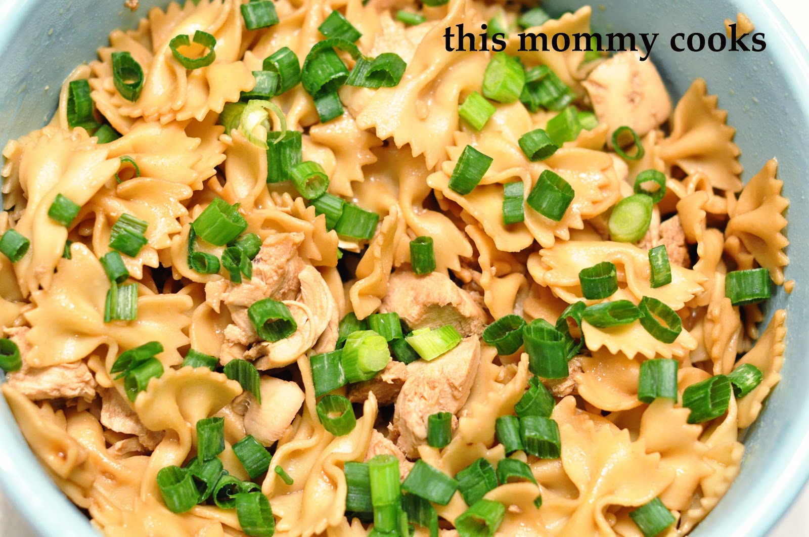 This Mommy Cooks: Asian Bowtie Pasta