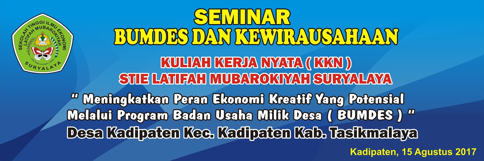 Gaya Terbaru 22+ Contoh Spanduk Seminar Pendidikan