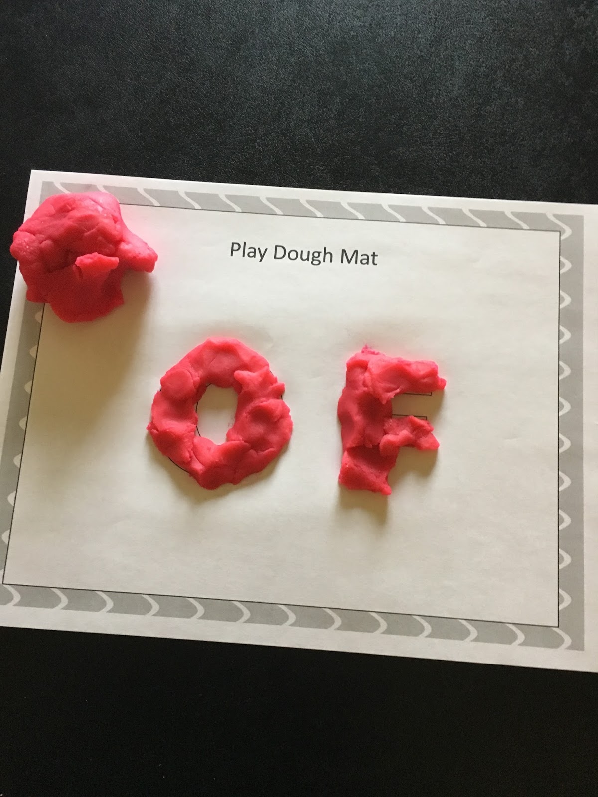 Mrs. Clark's Classroom: Play Dough Mats