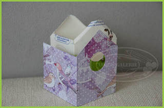 Inge's Galerie: Melkpak recyclen naar vogelhuisje (milk carton)