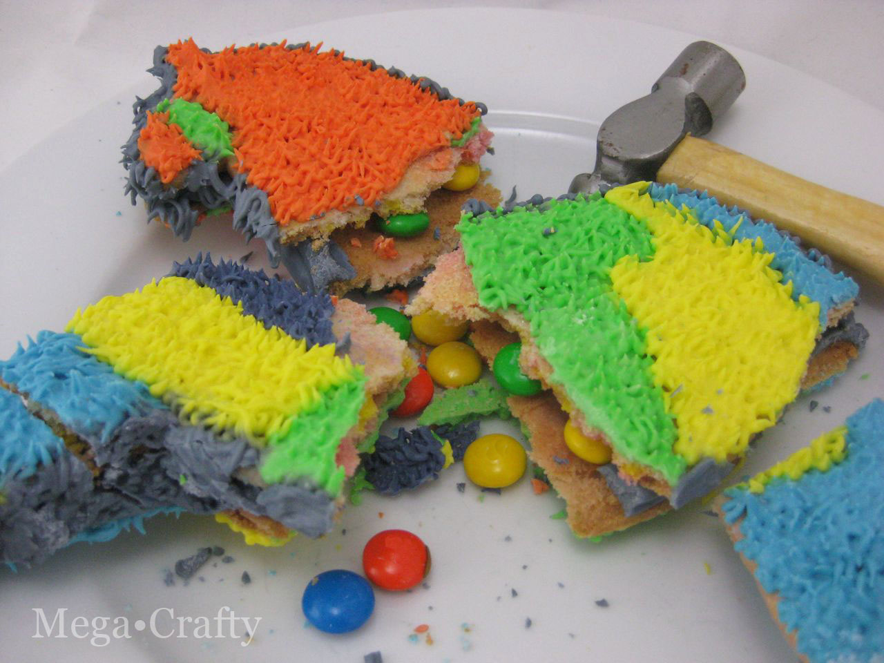 Mega•Crafty: Pinata Candy Filled Cookie