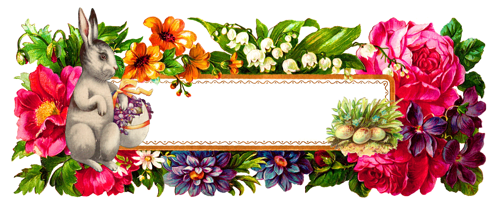 The Graphics Monarch: Printables Easter Labels Blank Gift Tags Flowers ...