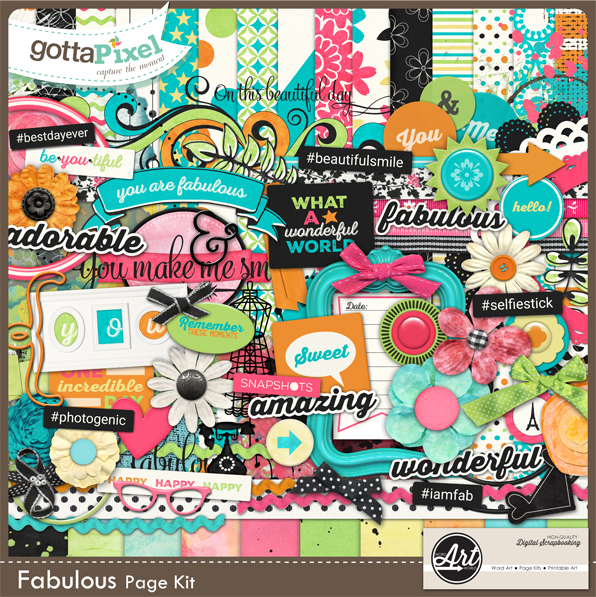 Word Art World: NEW "Fabulous" $1 Packs from Word Art World