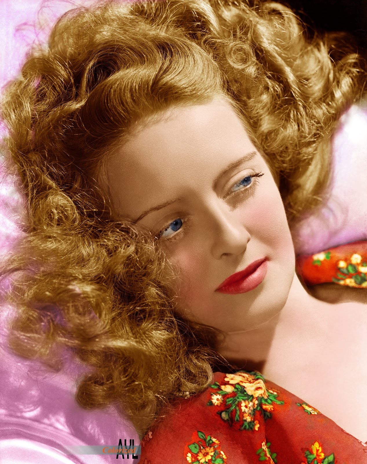 Colors for a Bygone Era: Colorized Bette Davis