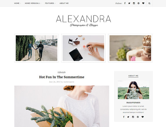 Beautiful Blog Templates and Logos for under $25 - The Wicker House