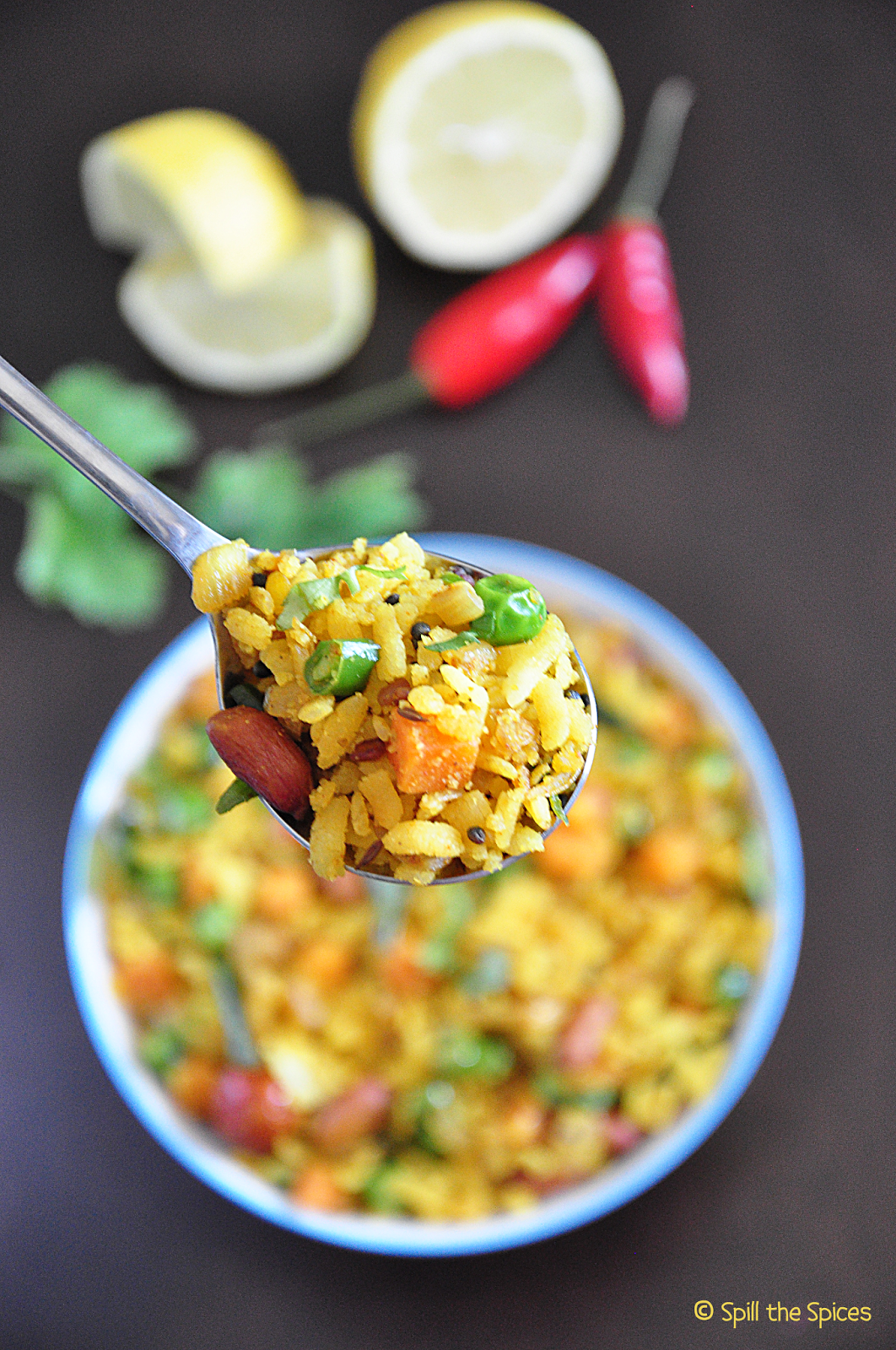 Vegetable Poha Upma | Masala Aval Upma | Spill the Spices