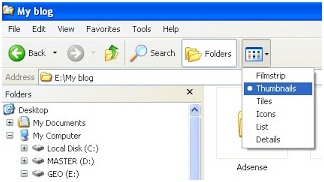 Mengubah Gambar Folder-Thumbnails Folder Windows Explorer - Artikel Unik