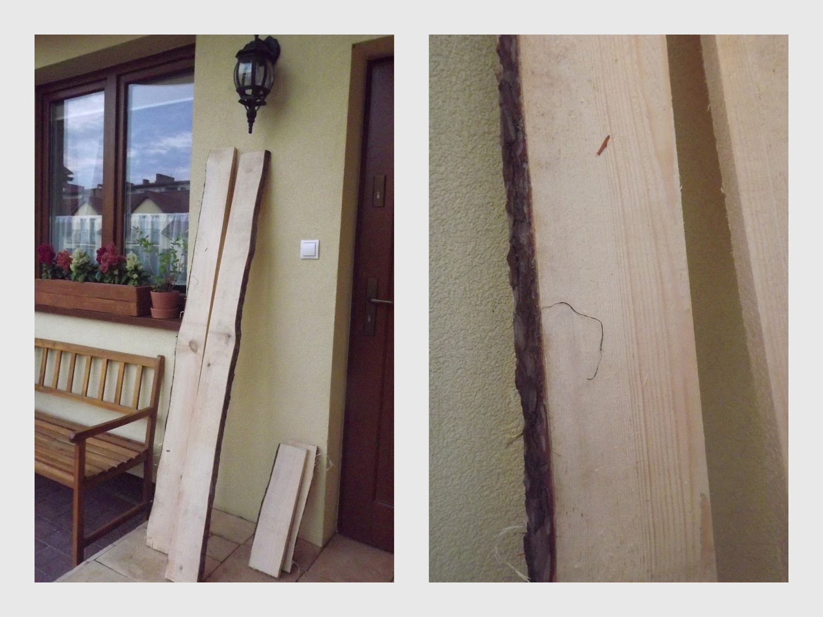 Homemaking is hot!: Drewniana rama lustra trochę inaczej- diy