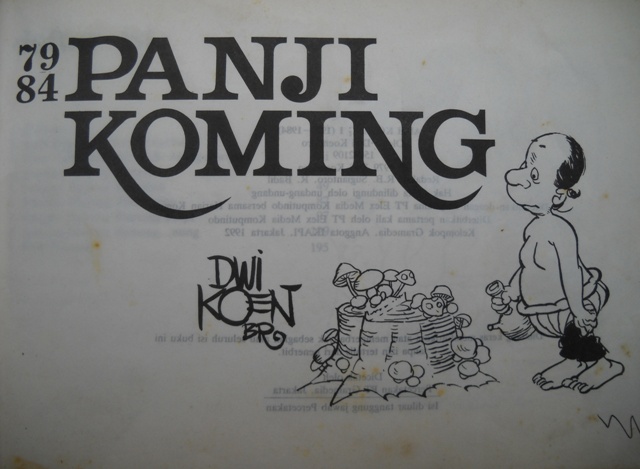 Koleksi Buku Antik: KBC06- Komik Panji Koming -Dwi Koen Djadoel...!!!